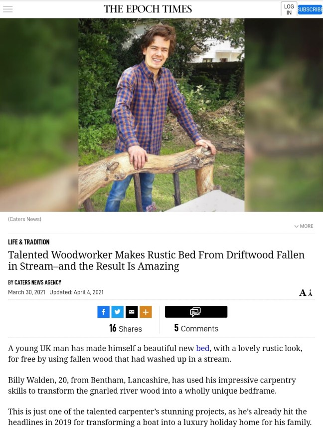 Billy Arthur Walden About; Media events, talks and Awards – Matilda ...